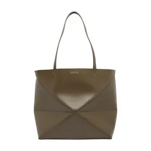 Loewe Puzzle Tote Bag - Dark_khaki_green