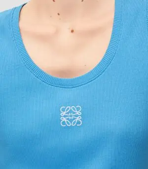 Loewe Embroidered Anagram Tank Top