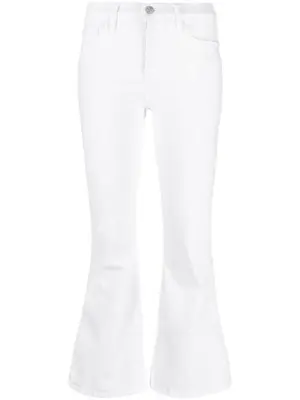 FRAME Le Crop Flare Slit Jeans