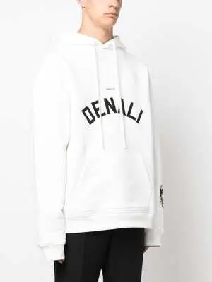 OAMC Logo-embroidered Drawstring Hoodie