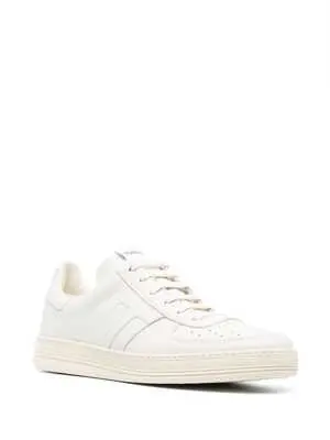 TOM FORD Logo-patch Low-top Leather Sneakers