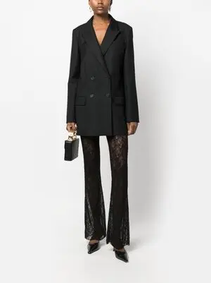 Philosophy Di Lorenzo Serafini Floral Lace Flared Trousers