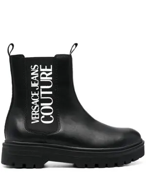 Versace Round Toe Boots For Men