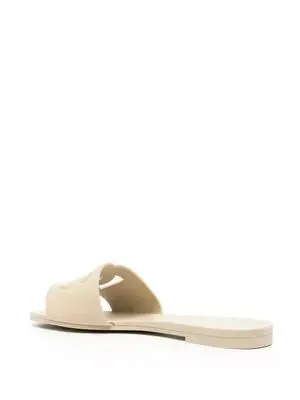 Dolce & Gabbana Dg-logo Slides - Neutrals