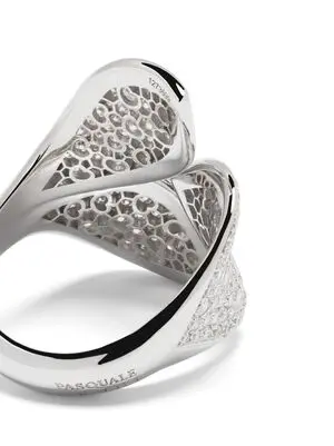 Pasquale Bruni 18kt White Gold And Diamond Giardini Segreti Ring