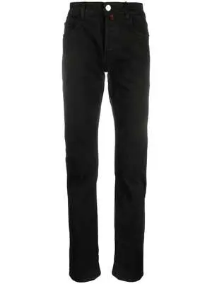BILLIONAIRE Mid-rise Straight-leg Jeans - Black