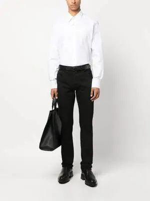 BILLIONAIRE Mid-rise Straight-leg Jeans - Black
