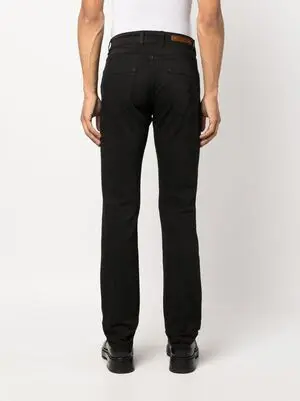 BILLIONAIRE Mid-rise Straight-leg Jeans - Black