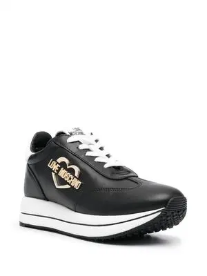 Moschino Logo-plaque Low-top Sneakers