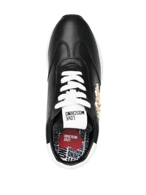 Moschino Logo-plaque Low-top Sneakers