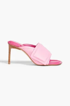 Jacquemus JACQUEMUS Padded Leather Mules - Baby Pink