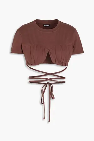 Jacquemus Tie Detailed T-shirts For Women