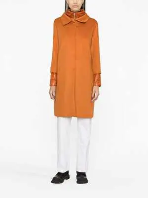 Herno Funnel-neck Single-breasted Coat