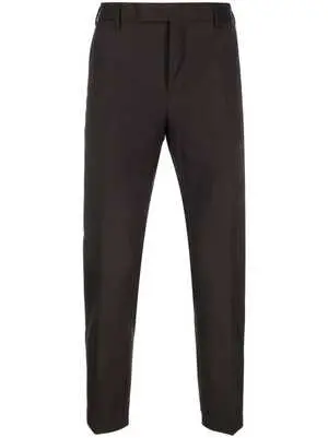 PT TORINO Tailored Wool Trousers - Brown