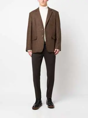 PT TORINO Tailored Wool Trousers - Brown