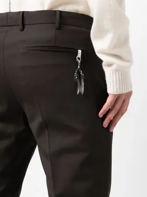 PT TORINO Tailored Wool Trousers - Brown