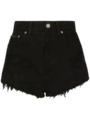 Dolce & Gabbana Distressed Denim Shorts
