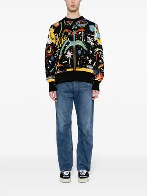 Palm Angels Starry Night Jacquard Jumper