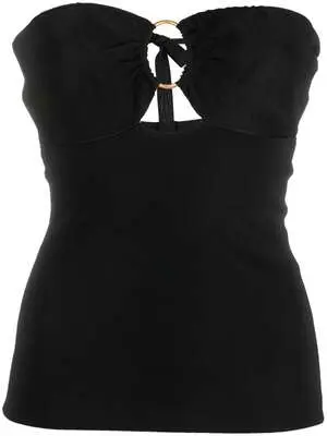 TOM FORD Ring-detail Strapless Knit Top - Black