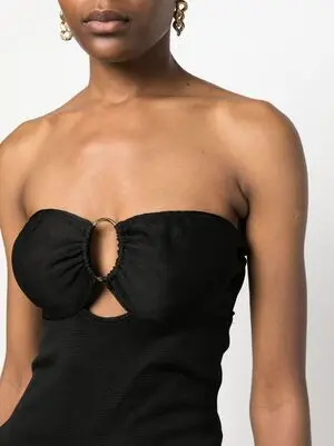 TOM FORD Ring-detail Strapless Knit Top