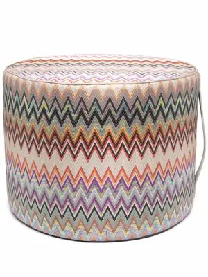 Missoni Signature Zigzag Footstool - Neutrals
