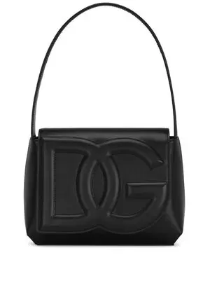 Dolce & Gabbana Logo-embossed Leather Shoulder Bag