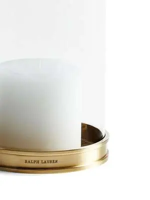 Ralph Lauren Modern Hurricane Candle Holder - White