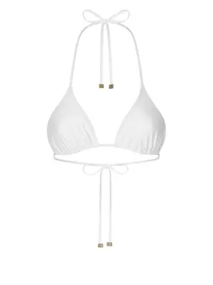 Dolce & Gabbana Triangle Bikini Top - White