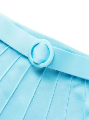 NOIRE SWIMWEAR High-waist Belted Bikini Set - Blue