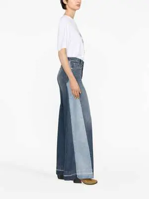 Stella McCartney Double Tone Wide-leg Jeans