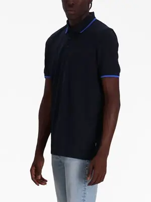 BOSS Logo-emed Cotton Polo Shirt