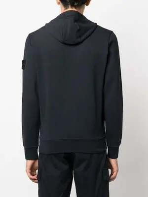 Stone Island Compass-patch Cotton Hoodie