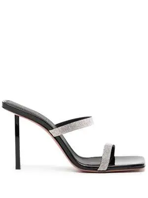 Amina Muaddi Rih Open-toe Sandals - Black