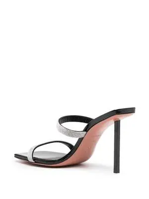 Amina Muaddi Rih Open-toe Sandals - Black