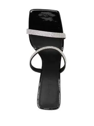 Amina Muaddi Rih Open-toe Sandals - Black