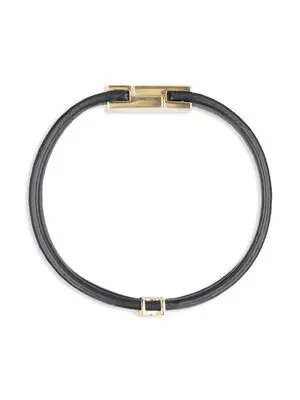 Saint Laurent Cassandre Double-strap Bracelet