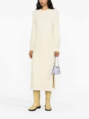 GOLDEN GOOSE Cable-knit Crew Neck Dress