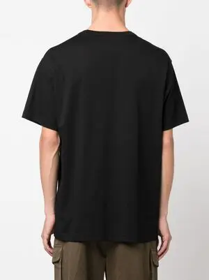 Versace Logo-print Cotton T-shirt - Black