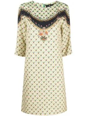 Etro Mix-print Shift Dress