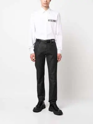 Moschino Dark Wash Slim-fit Jeans