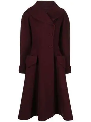 Moschino A-line Double-breasted Coat