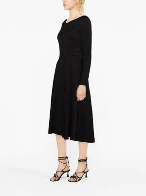 Talbot Runhof Gozo2 Jacquard Midi Dress