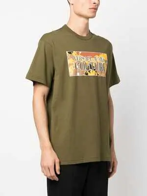 Versace Logo-print Cotton T-shirt