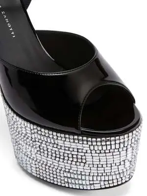 GIUSEPPE ZANOTTI 150mm Gz Aida Platform Sandals
