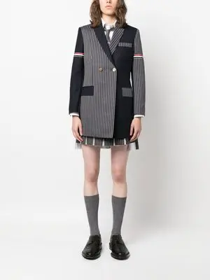 Thom Browne Pinstripe Pleated Skirt