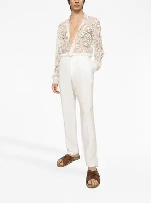 Dolce & Gabbana Sheer-coverage Lace Shirt