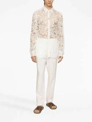 Dolce & Gabbana Sheer-coverage Lace Shirt