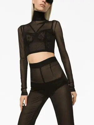 Dolce & Gabbana Semi-sheer Flared Trousers