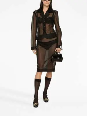 Dolce & Gabbana Single-breasted Marquisette Dolce Jacket