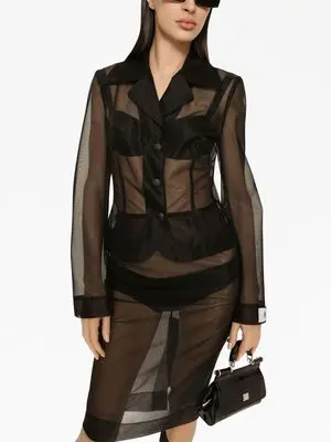 Dolce & Gabbana Single-breasted Marquisette Dolce Jacket